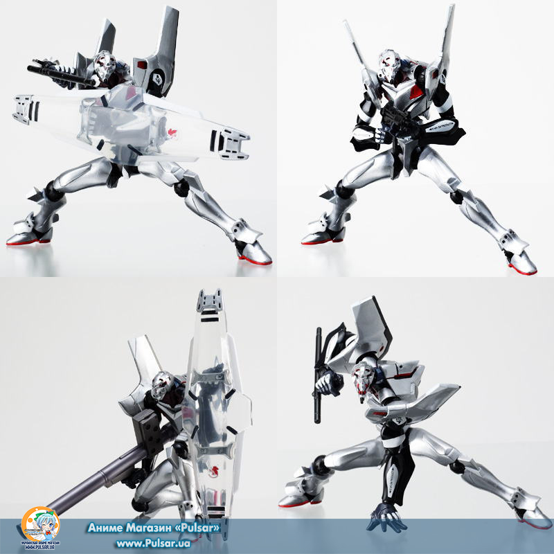 Оригинальная аниме фигурка Revoltech Miniature Series No.013 EVA-04 ...