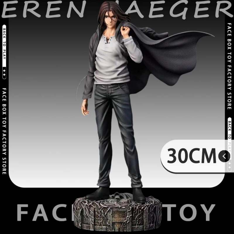 Аниме фигурка «30cm Attack On Titan Anime Figures Eren Jaeger Action ...