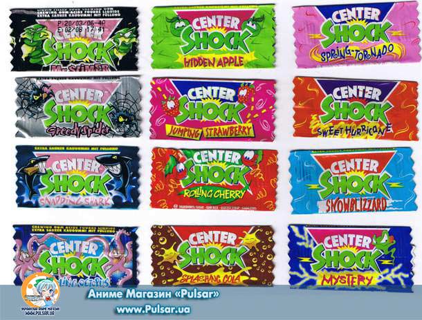 Жевательная резинка "Center Shock"