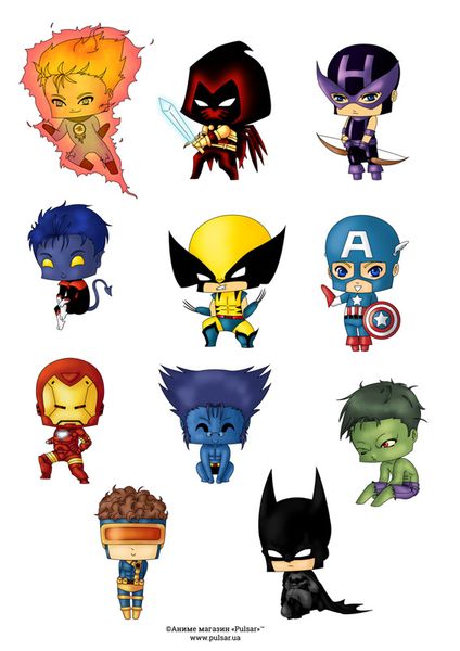 Стикеры Marvel PRO vol 2