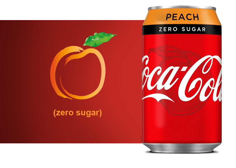 Напій Coca-Cola Peach Zero (EU)